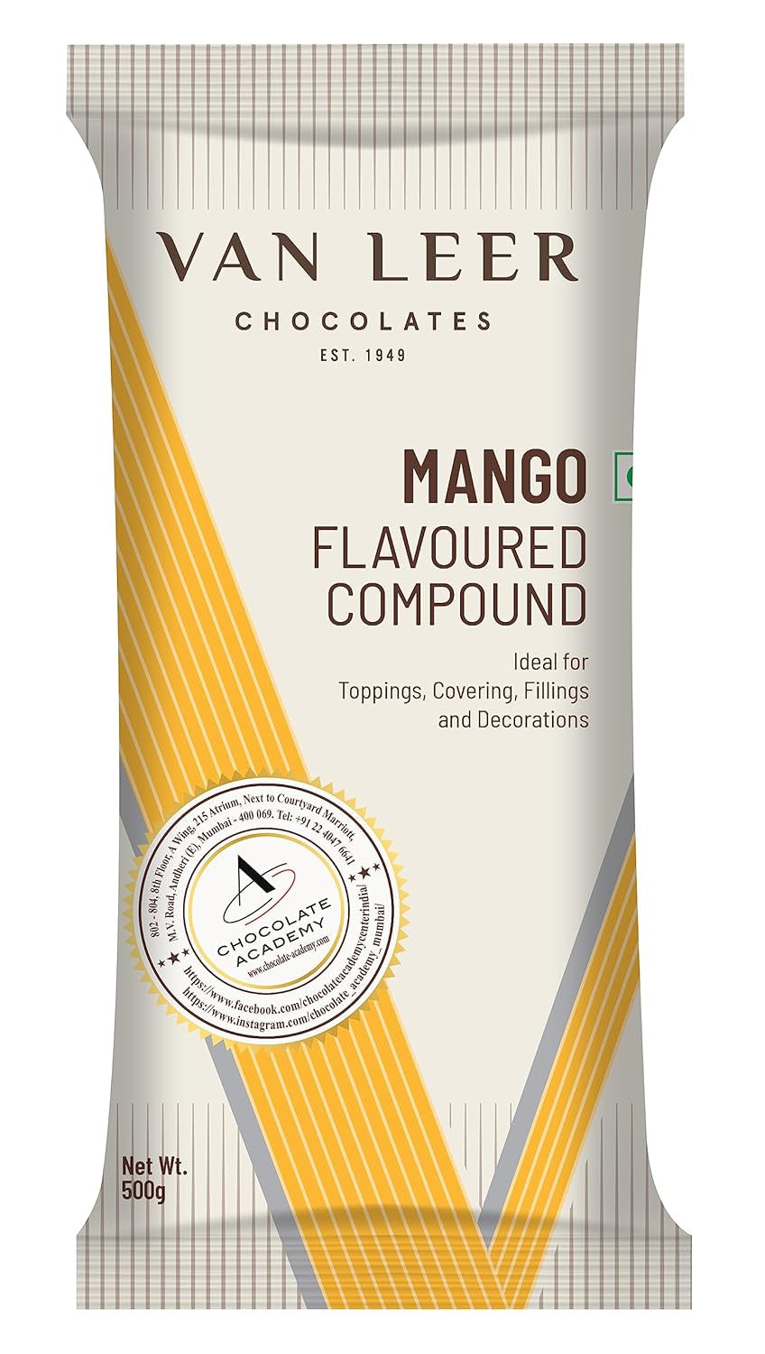 Van Leer Mango Compound Slab 500 grams – Cocoa&Me